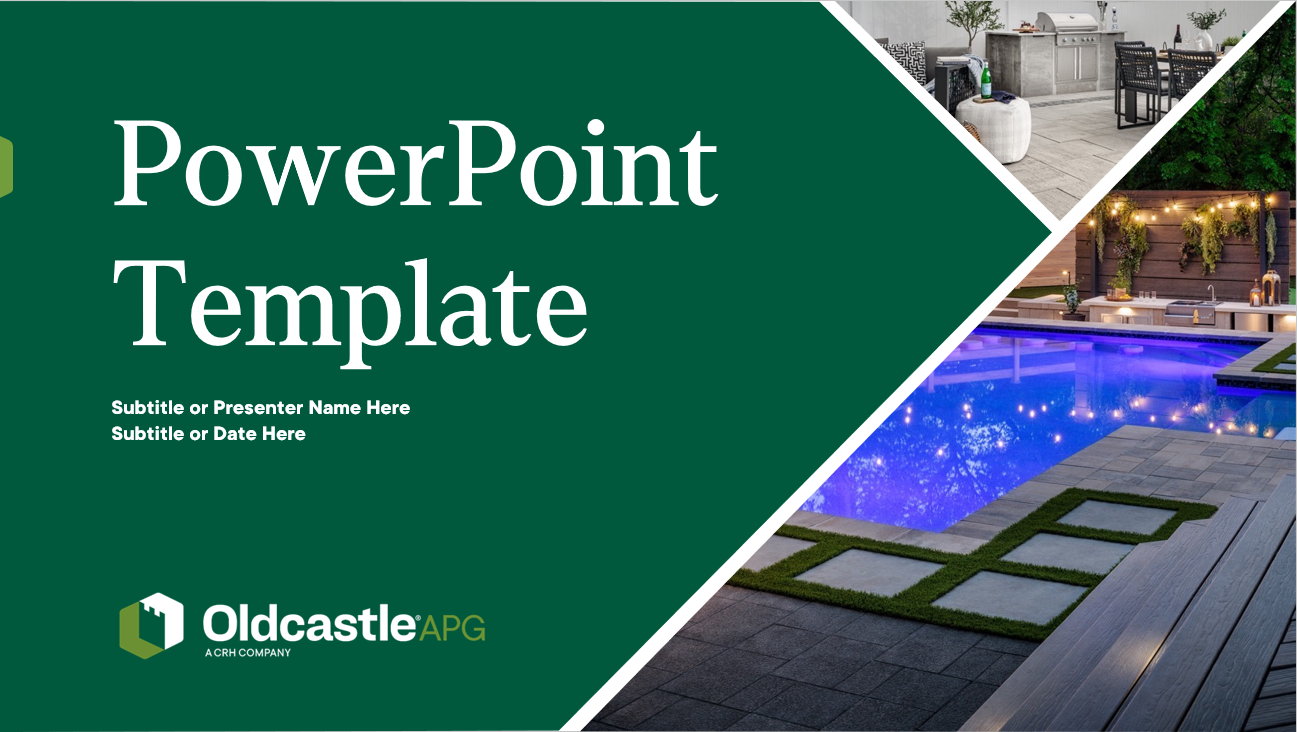 Oldcastle APG Brand Guidelines - Oldcastle APG a CRH Company